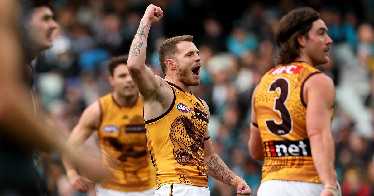 Star Hawthorn Hawks Blake Hardwick shuns free agency to remain in brown ...