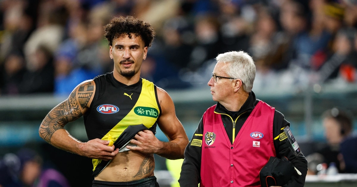 Scans confirm ACL tear for Richmond Tigers forward Mykelti Lefau