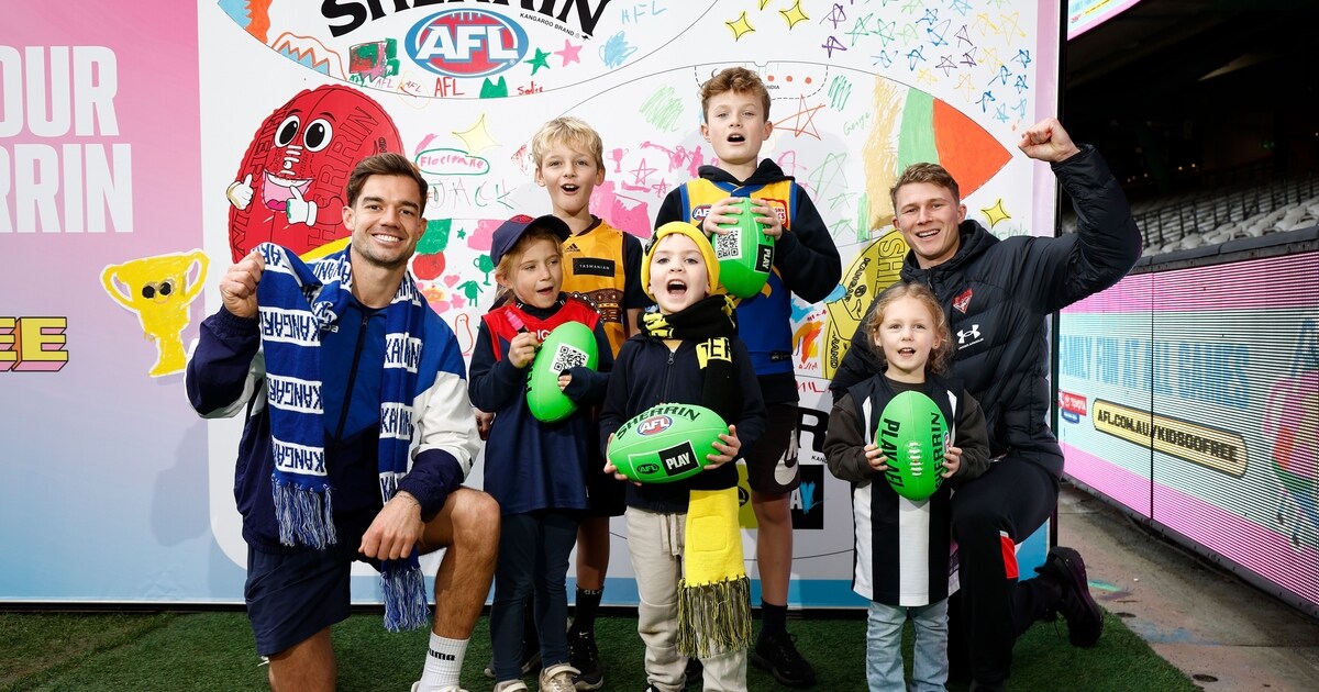 Kids gear up for month of free footy fun
