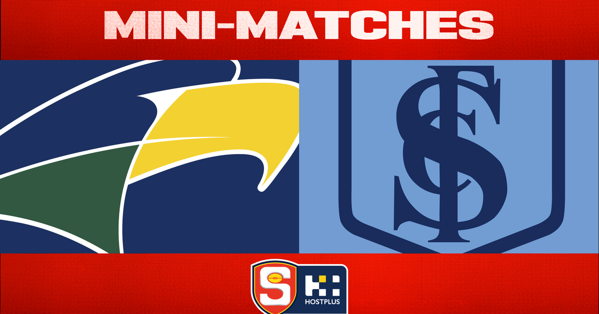 SANFL Mini-Match, R14: Woodville-West Torrens v Sturt