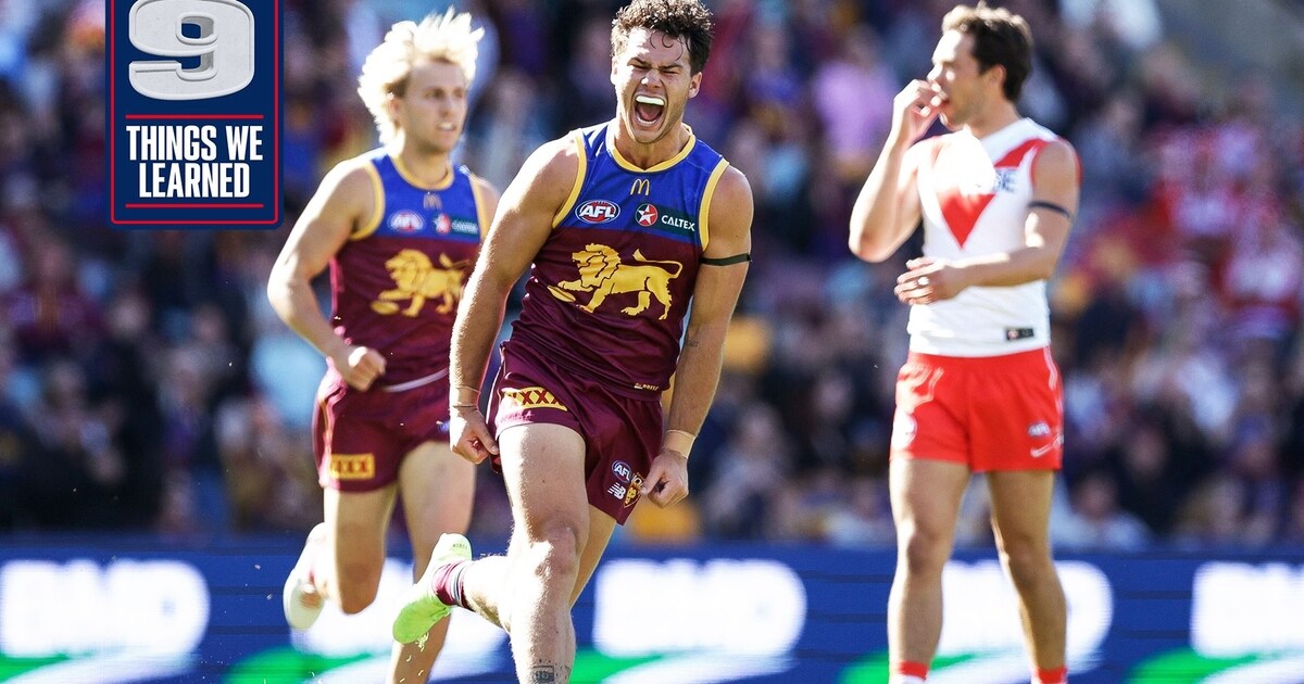 Nine things we learned: Brisbane Lion Cam Rayner is a premiership wildcard