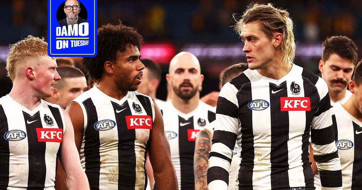 BARRETT: Collingwood Magpies president Jeff Browne rejects flag defence ...