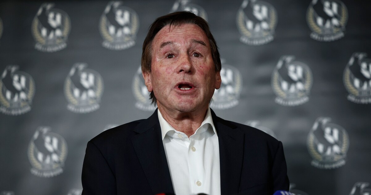 'Mixed feelings': Jeff Browne to step down as Collingwood Magpies president