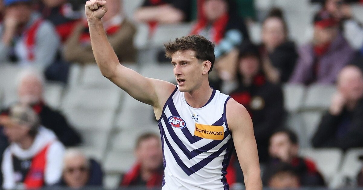 The Fremantle Docker that's lifted to fill forward gap is Sam Sturt