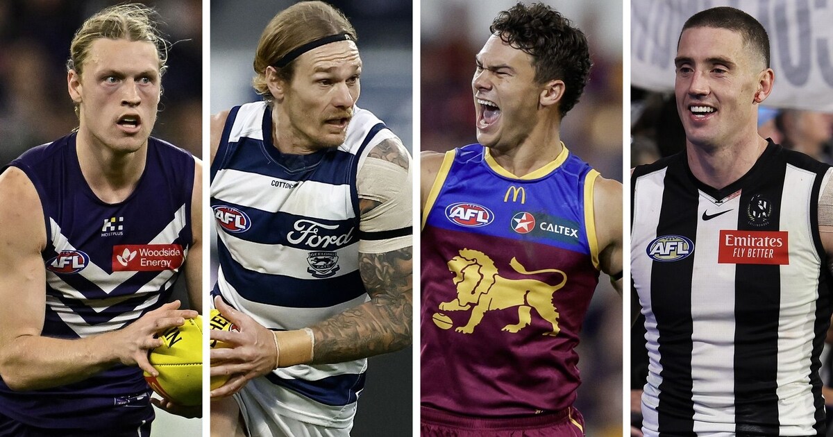 2024 All Australian 44-man squad revealed: Lions, Dockers dominate, big ...