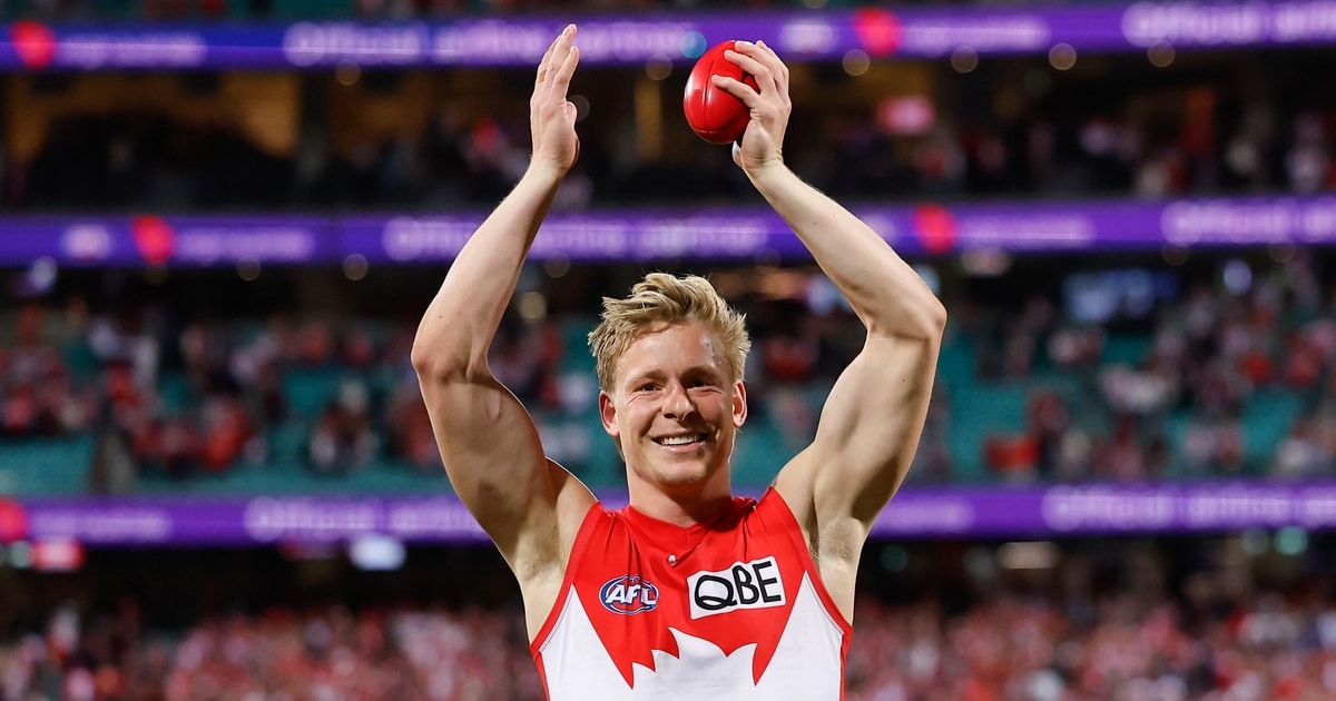 Gary Ayres Award: Sydney Swans Isaac Heeney rockets to lead with ...