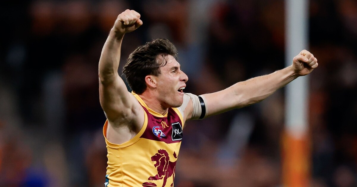 Noah's arc: Grateful Brisbane Lions defender Noah Answerth takes the ...