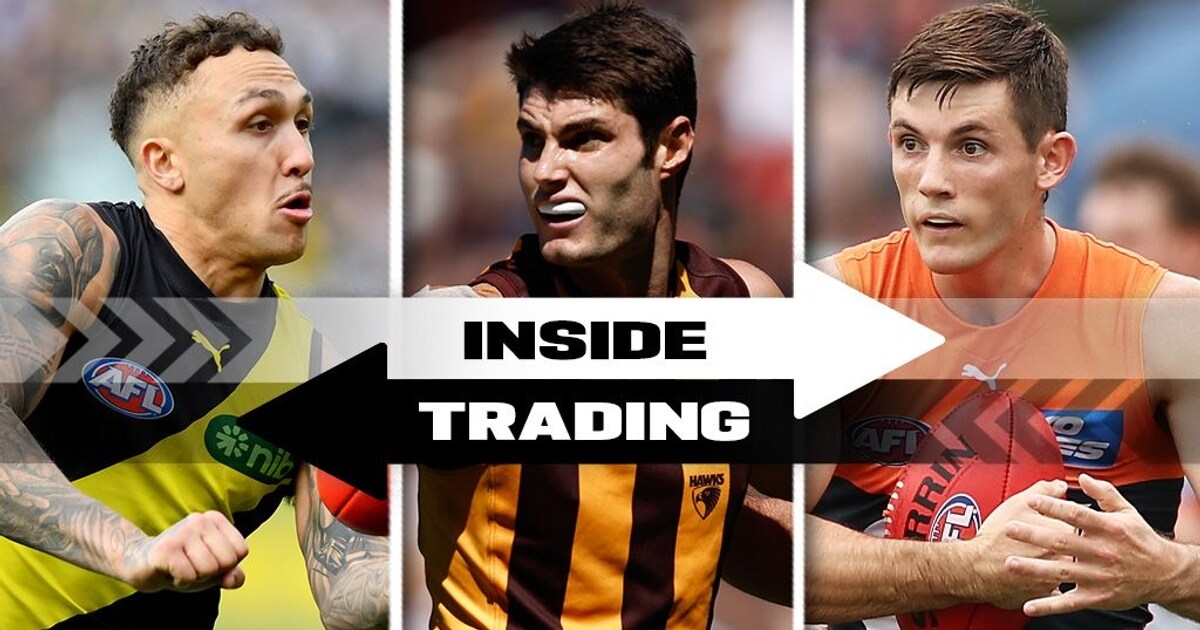 Talks on Richmond Tigers trio to ramp up, Hawk to stay, Essendon ...