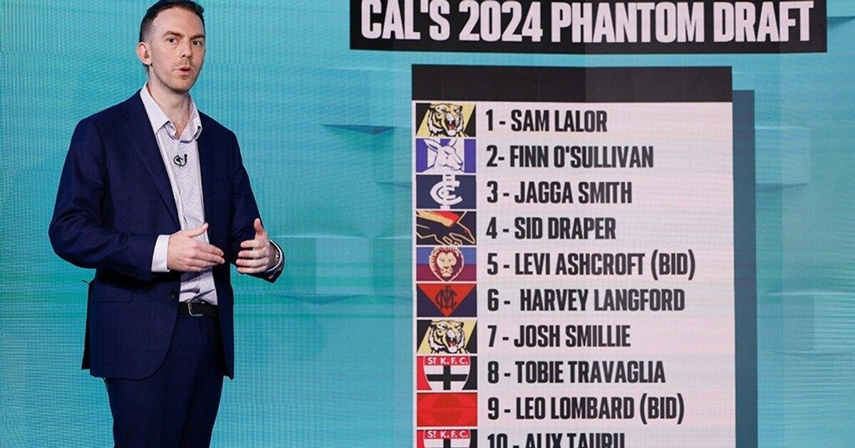 Crunch calls, 50-50 picks: Cal explains his 2024 Phantom Draft