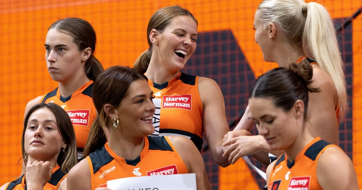 AFLW 2025 Media - GWS Team Photo Day